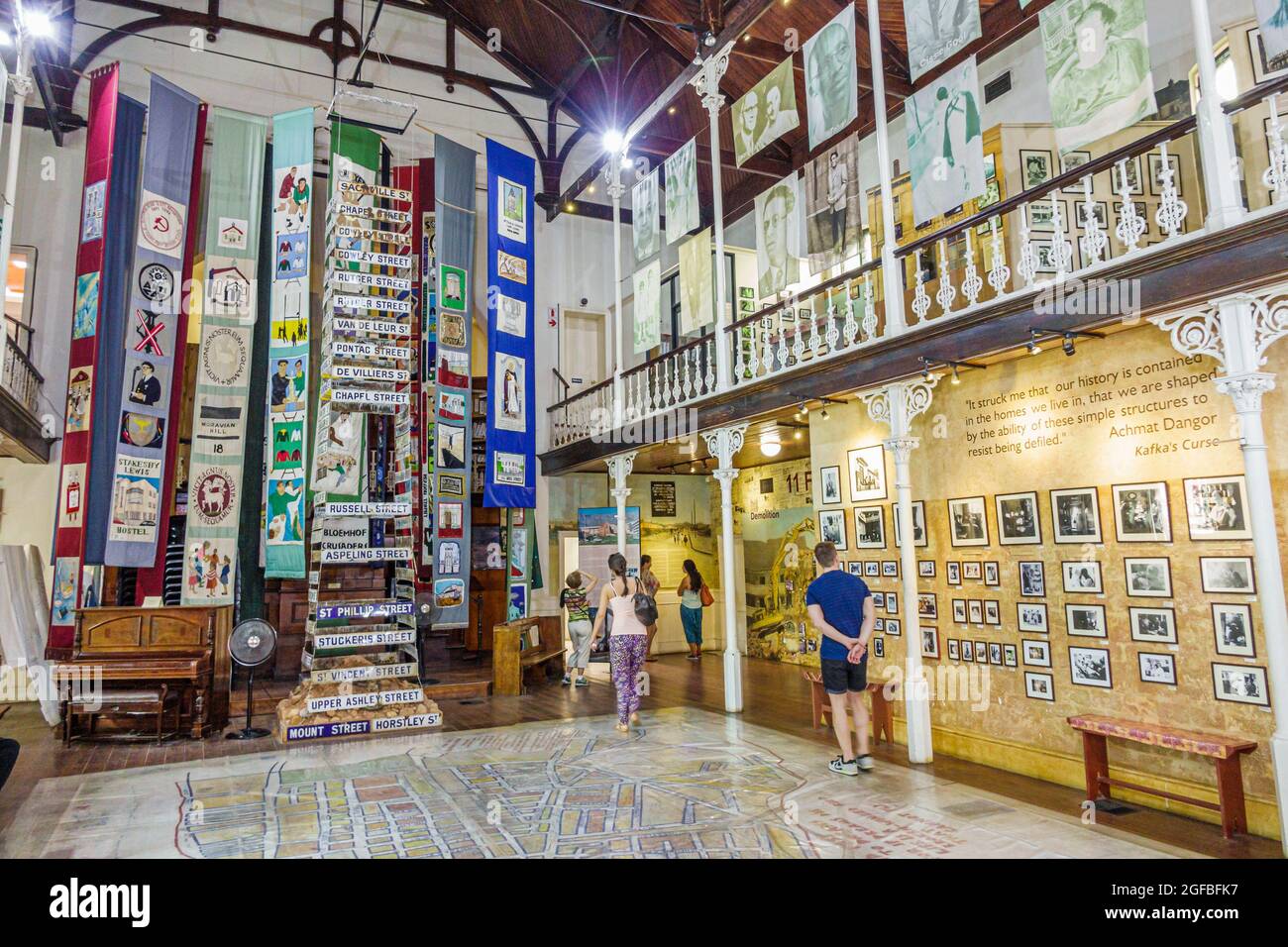 District six museum apartheid interior inside exhibit exhibition ...