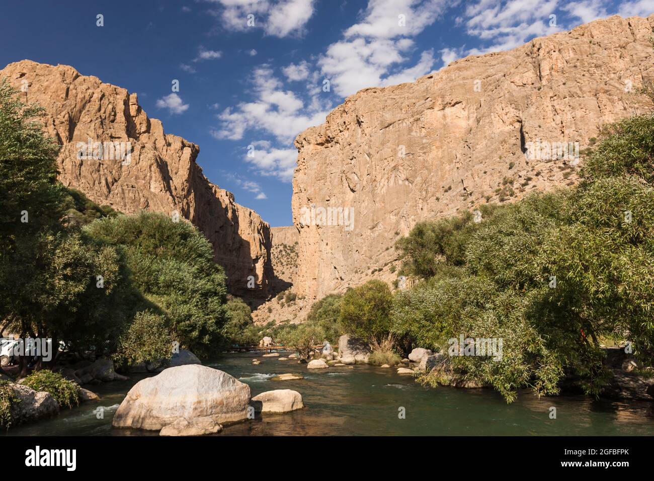 Boragh Canyon, highland of Zagros mountains, Tang-e Boraq, Fars ...