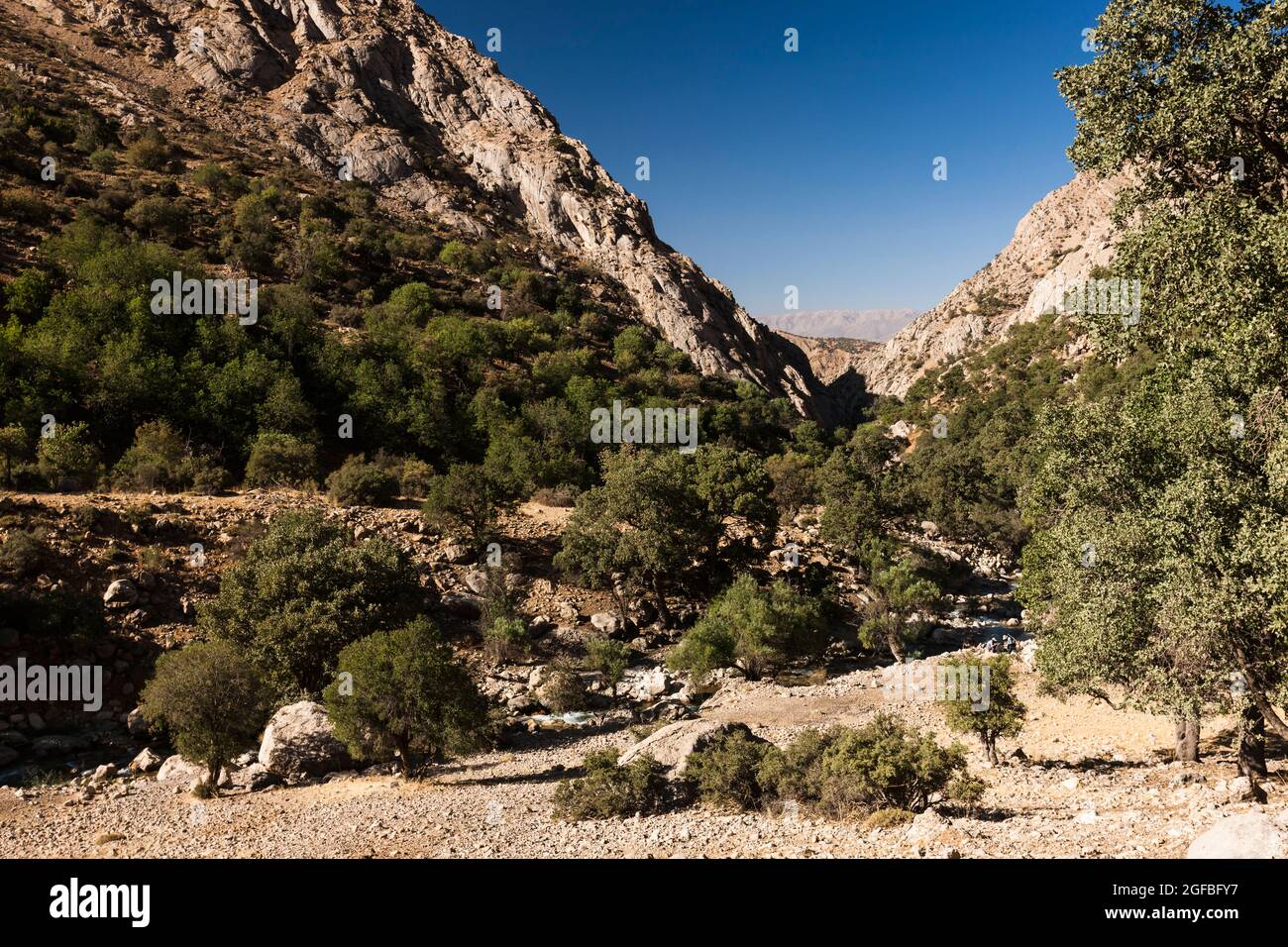 Valley of Zagros mountains, around presumed battle field of "Persian ...