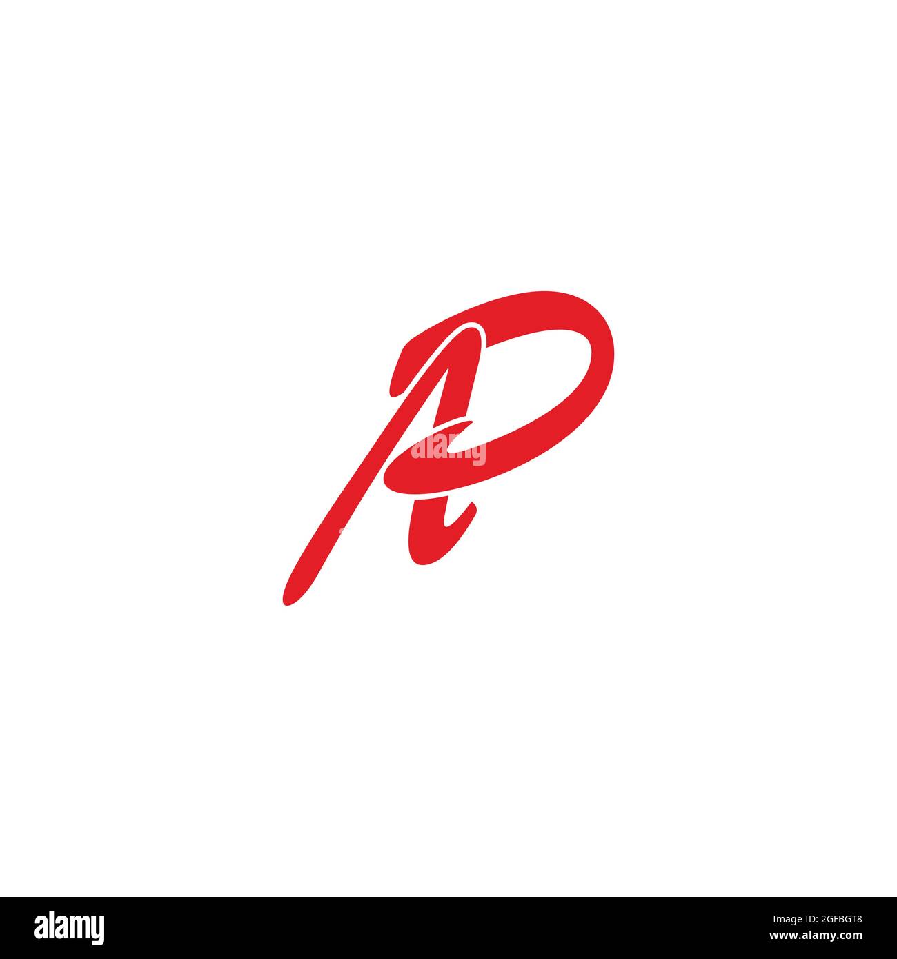 letter ap curve overlapping line logo vector Stock Vector Image & Art ...