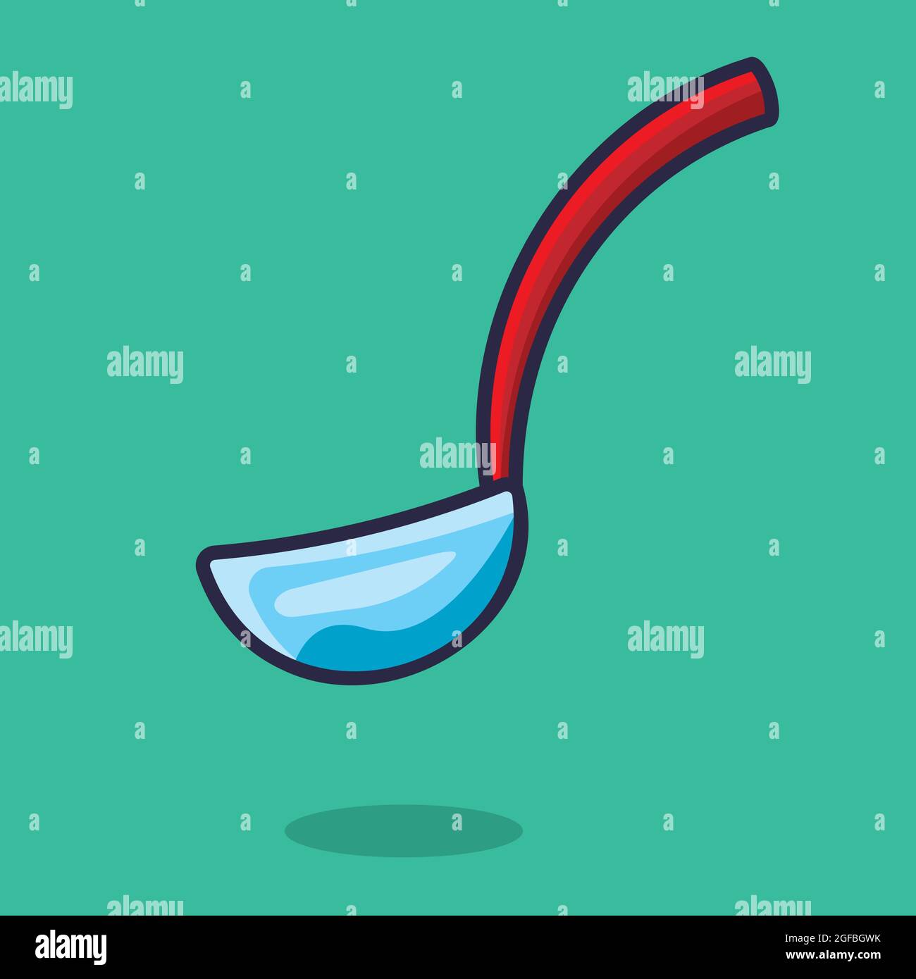 Pot pan ladle cartoon hi-res stock photography and images - Alamy