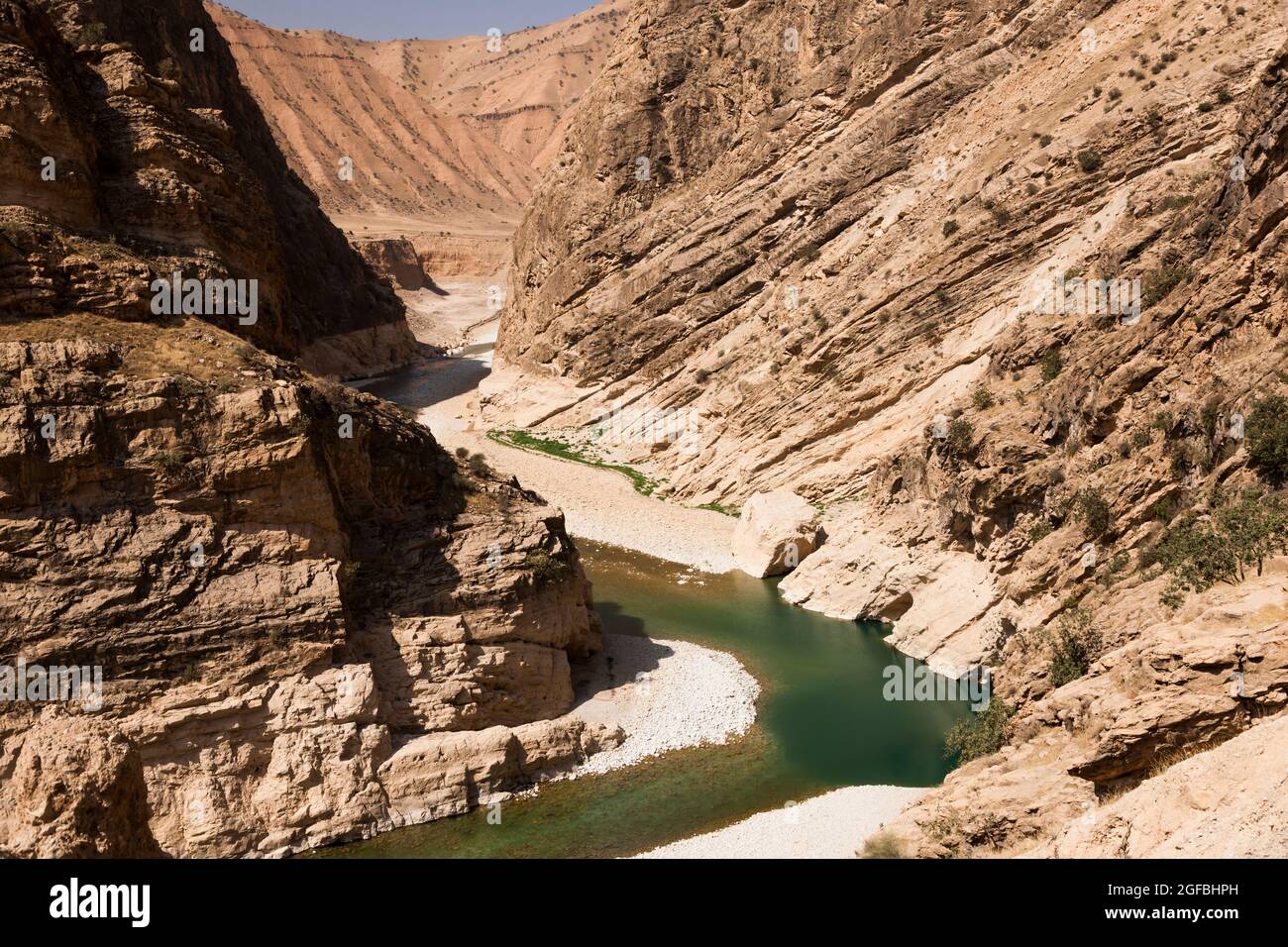 Karun river, Zagros mountains, presumed ancient "Persian Royal Road ...
