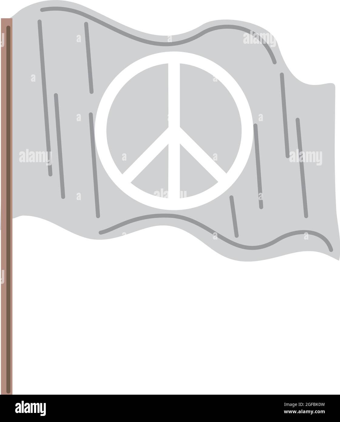 peace flag sign Stock Vector Image & Art - Alamy
