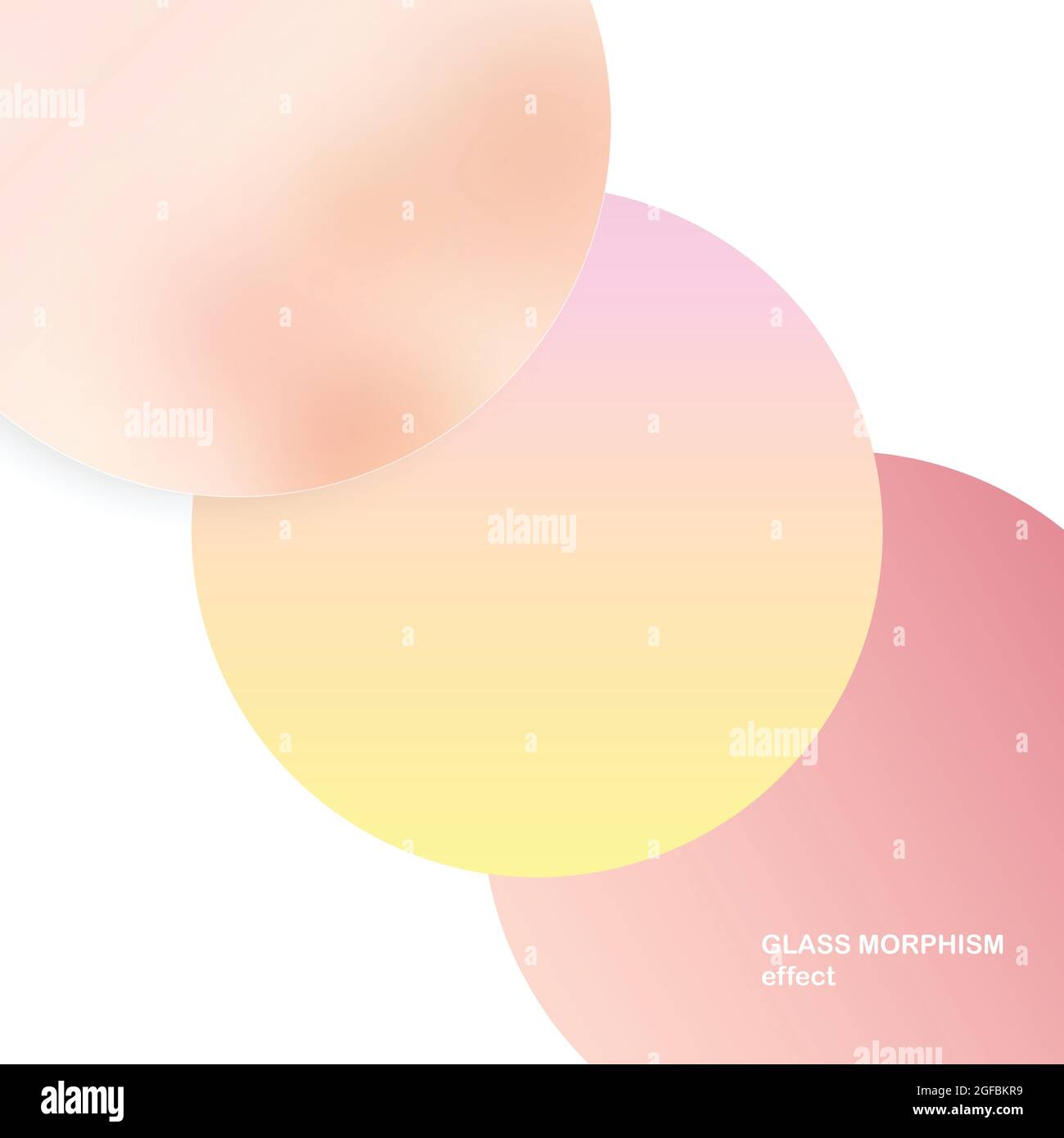 Modern background with glass morphism vector effect. Transparent glass ...