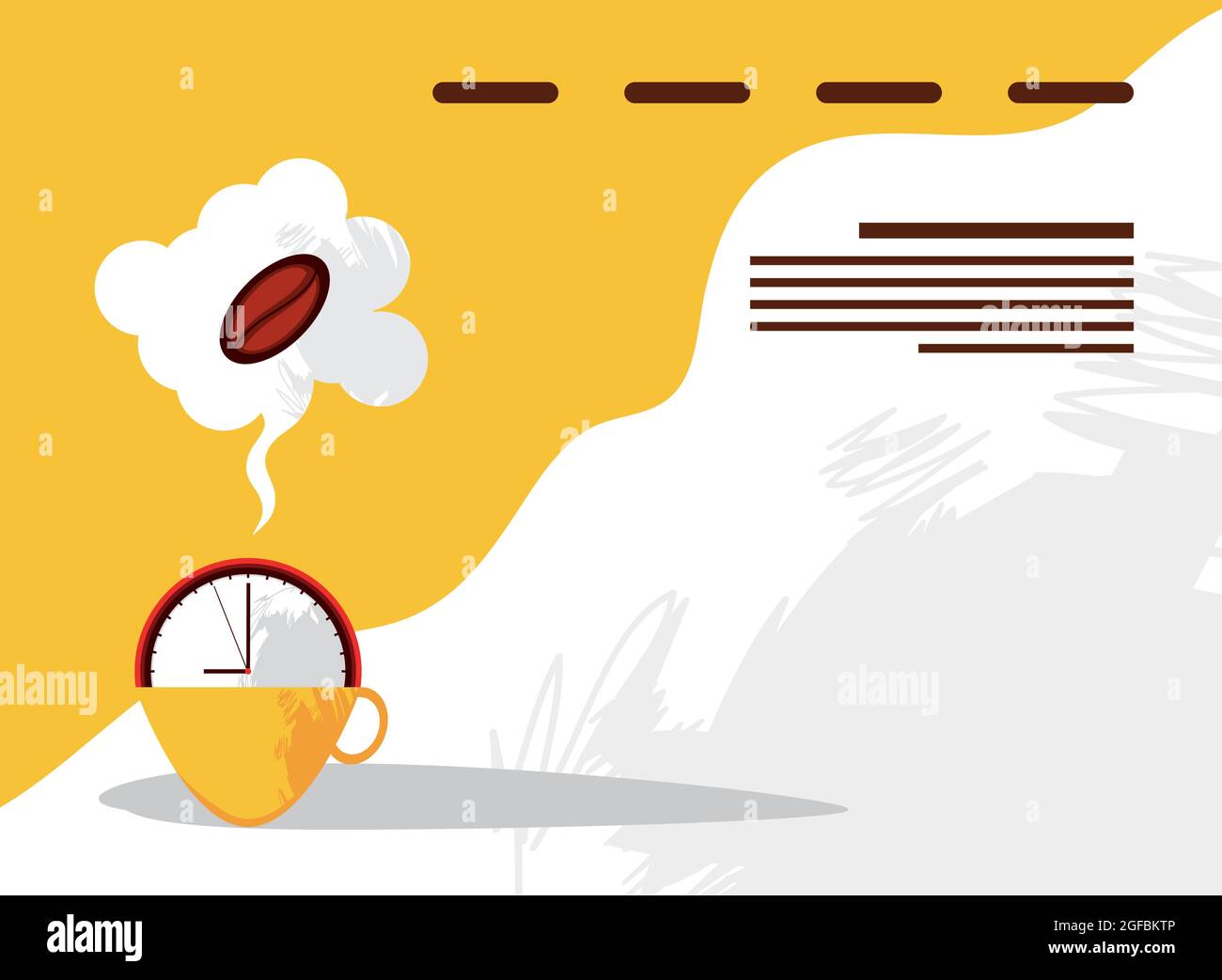 coffee break banner Stock Vector Image & Art - Alamy