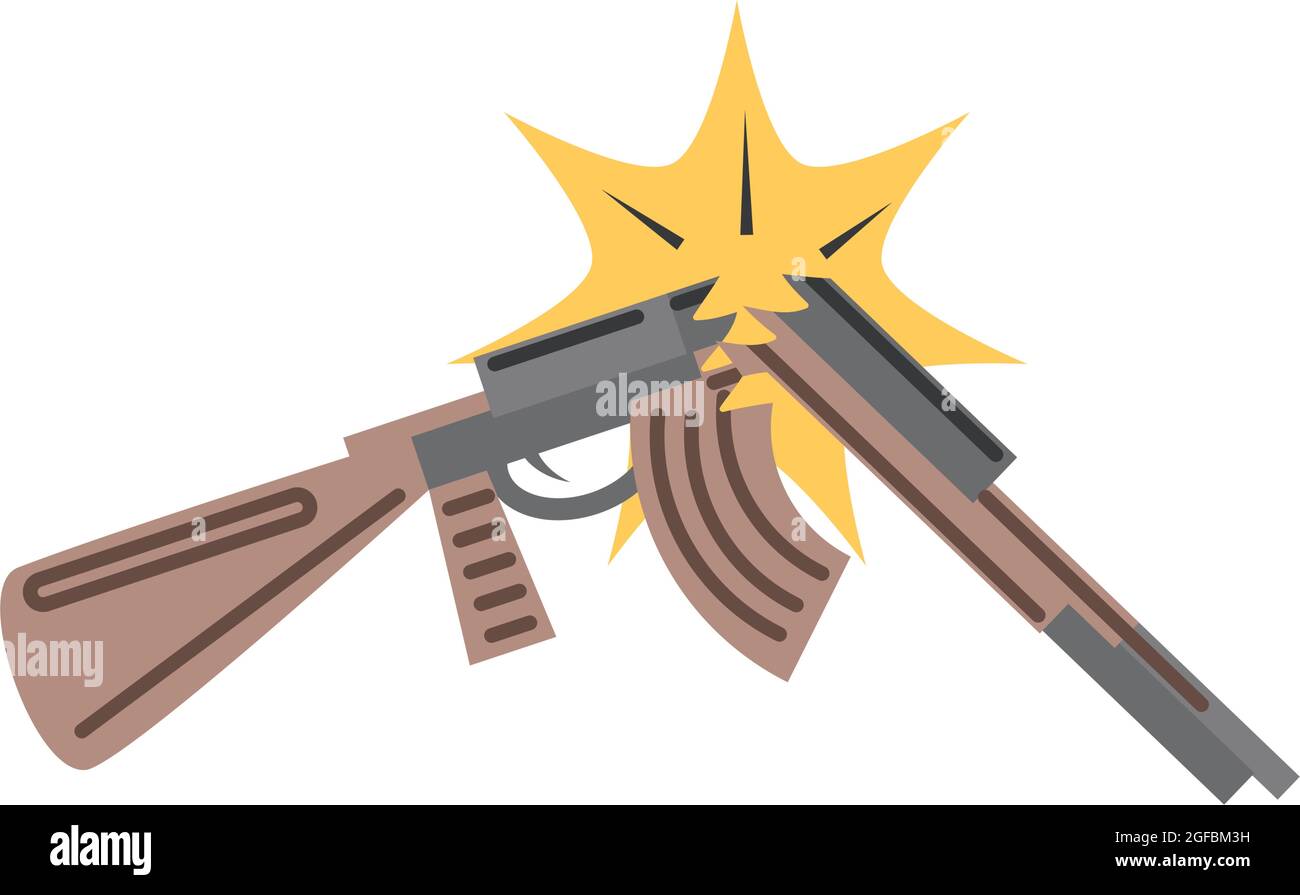 peace and broken rifle Stock Vector Image & Art - Alamy