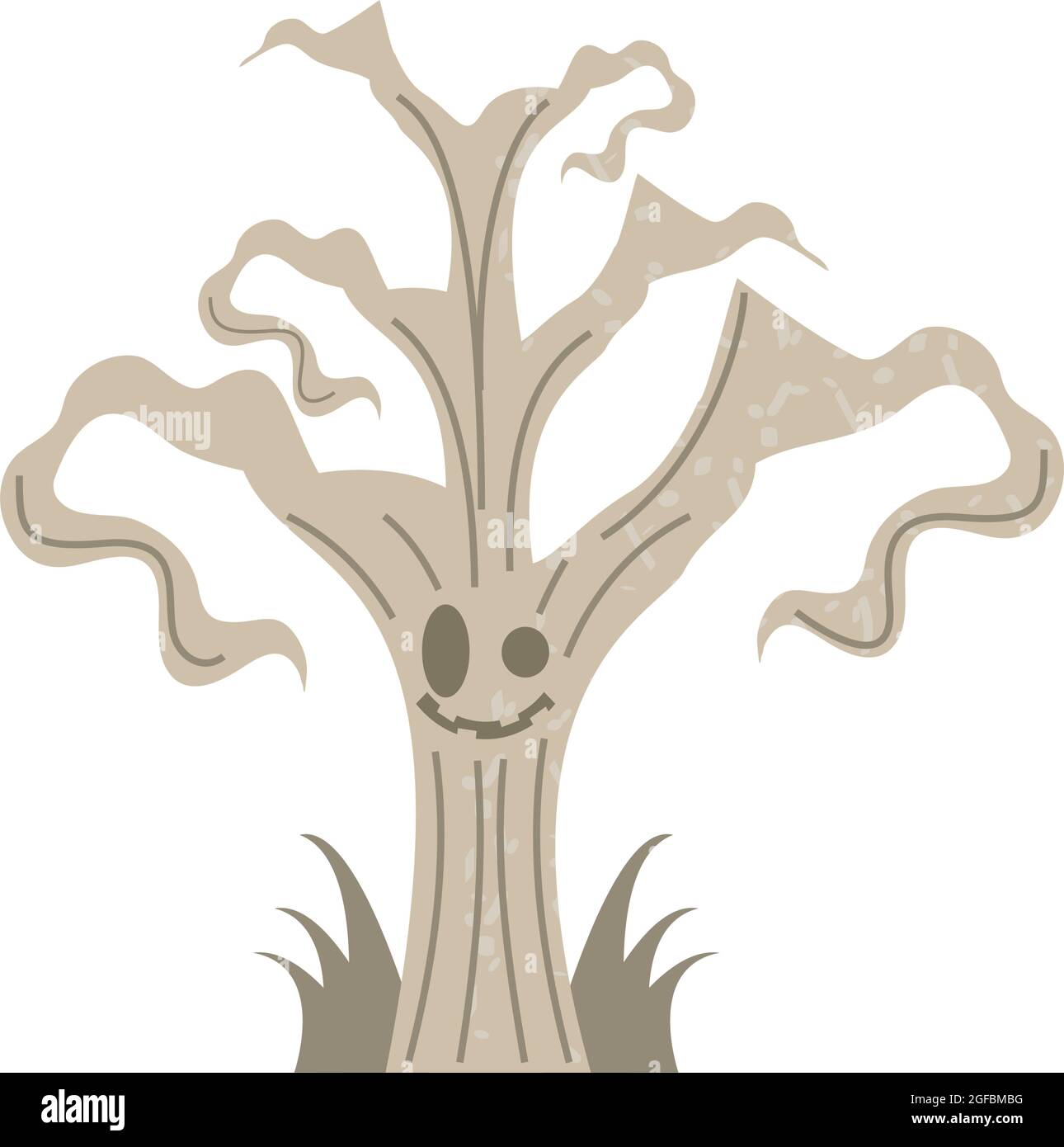 spooky dry tree Stock Vector Image & Art - Alamy