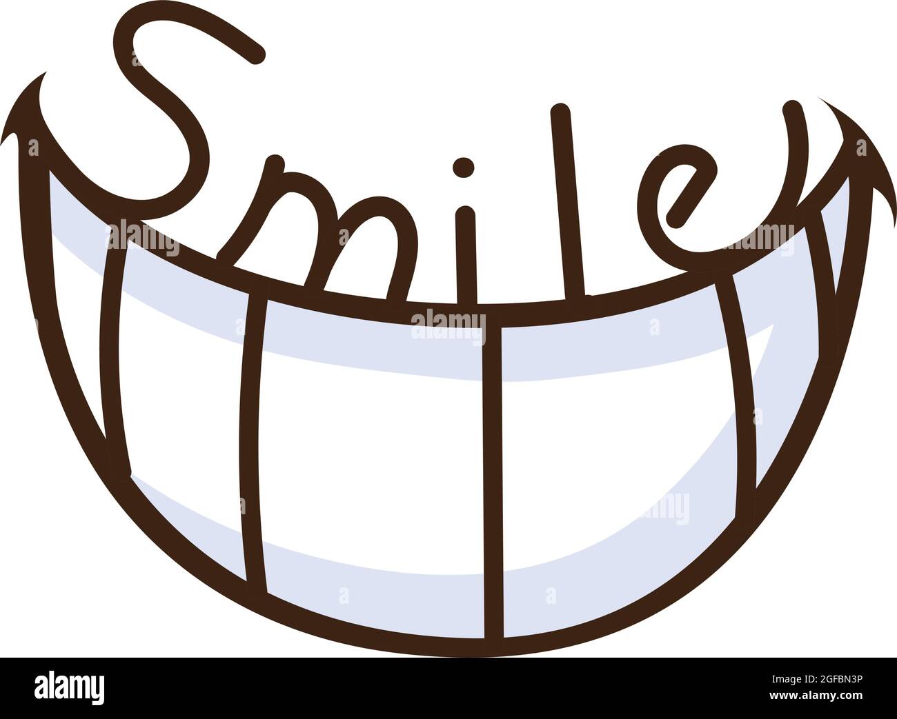 smile mouth comic Stock Vector Image & Art - Alamy