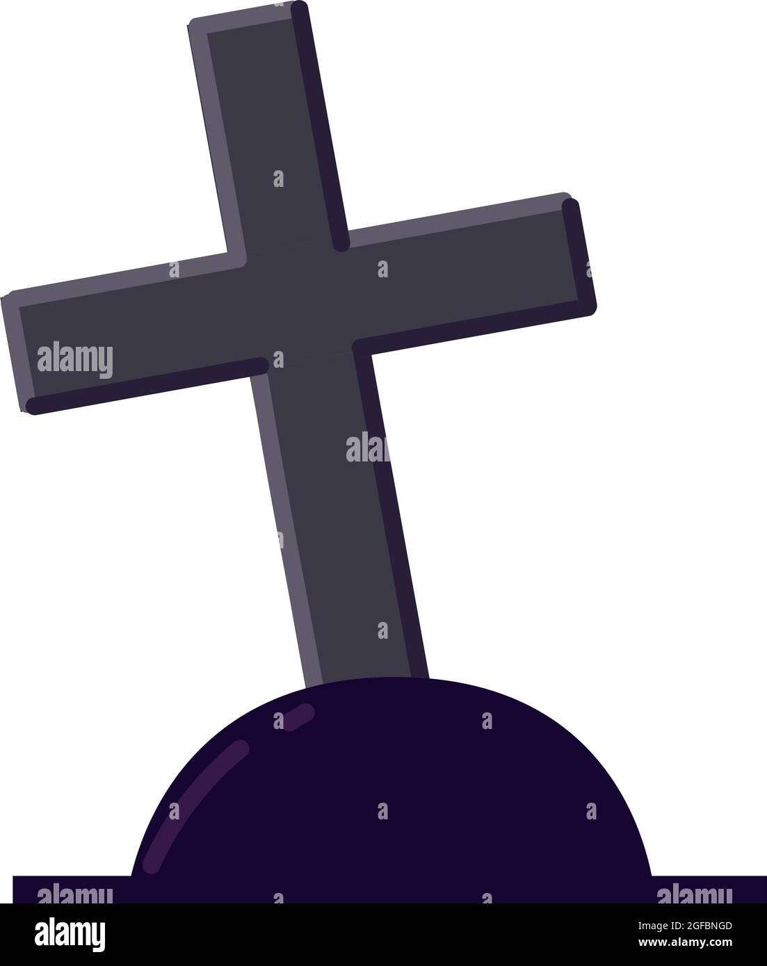 cross gravestone icon Stock Vector Image & Art - Alamy