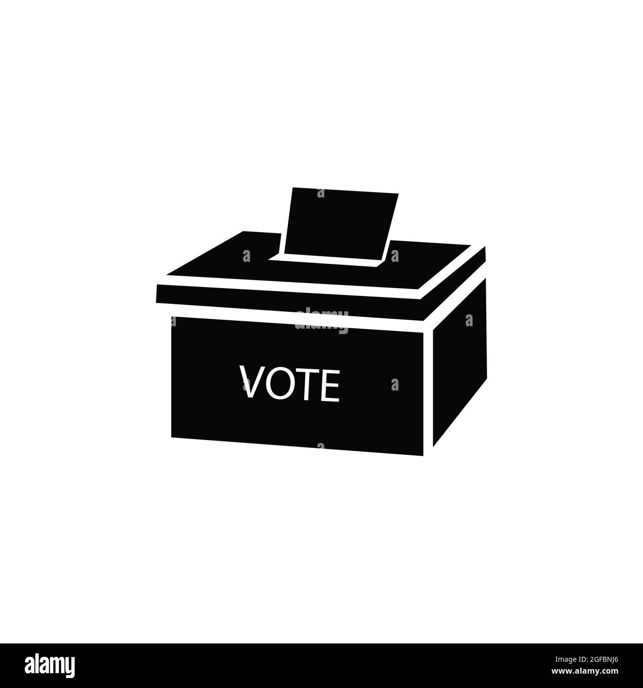 Vector illustration people vote Black and White Stock Photos & Images ...