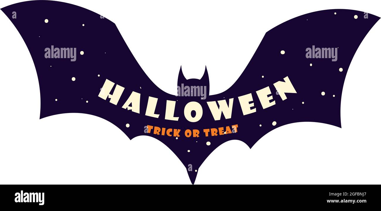 halloween bat lettering Stock Vector Image & Art - Alamy