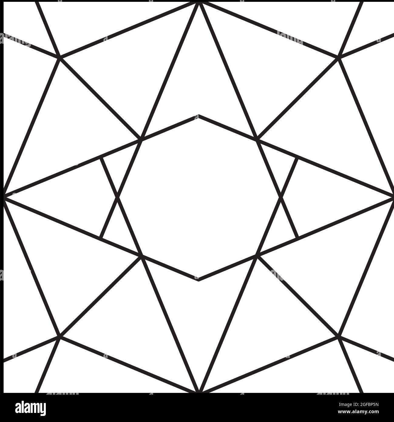 Mashrabiya tile design. Arabic vector pattern ideal for design ...