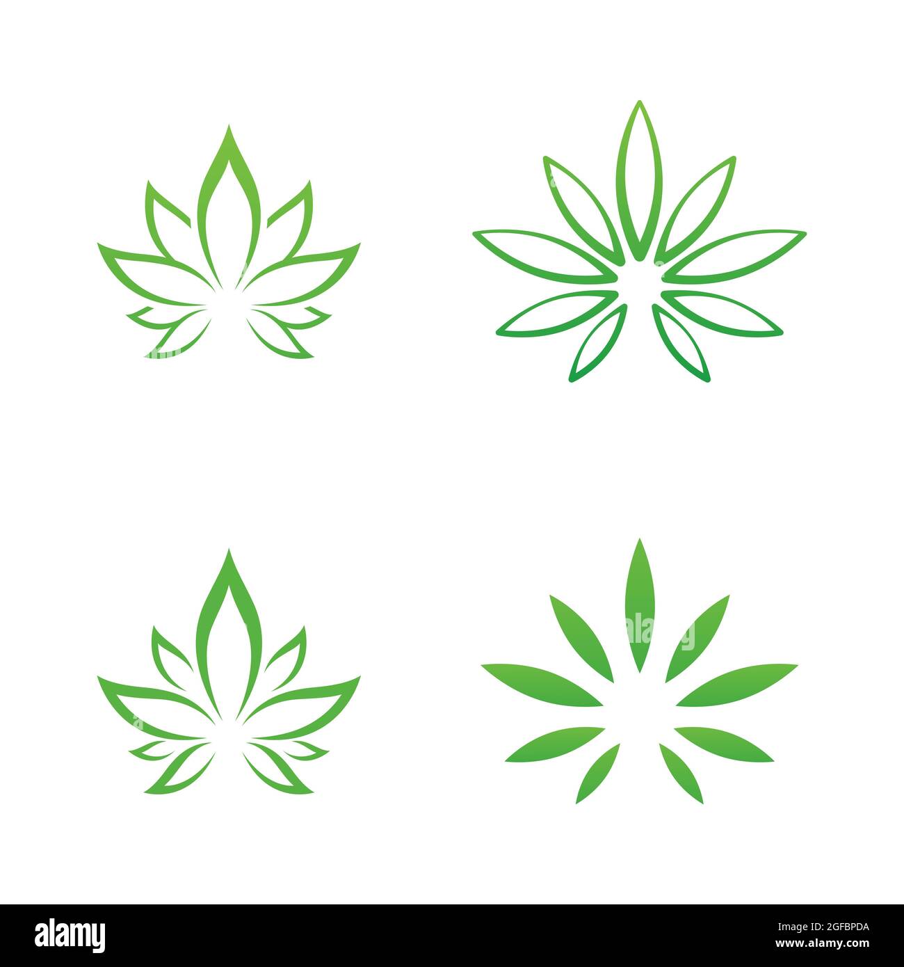 canabis marijuana sign symbol illustration design template Stock Photo ...