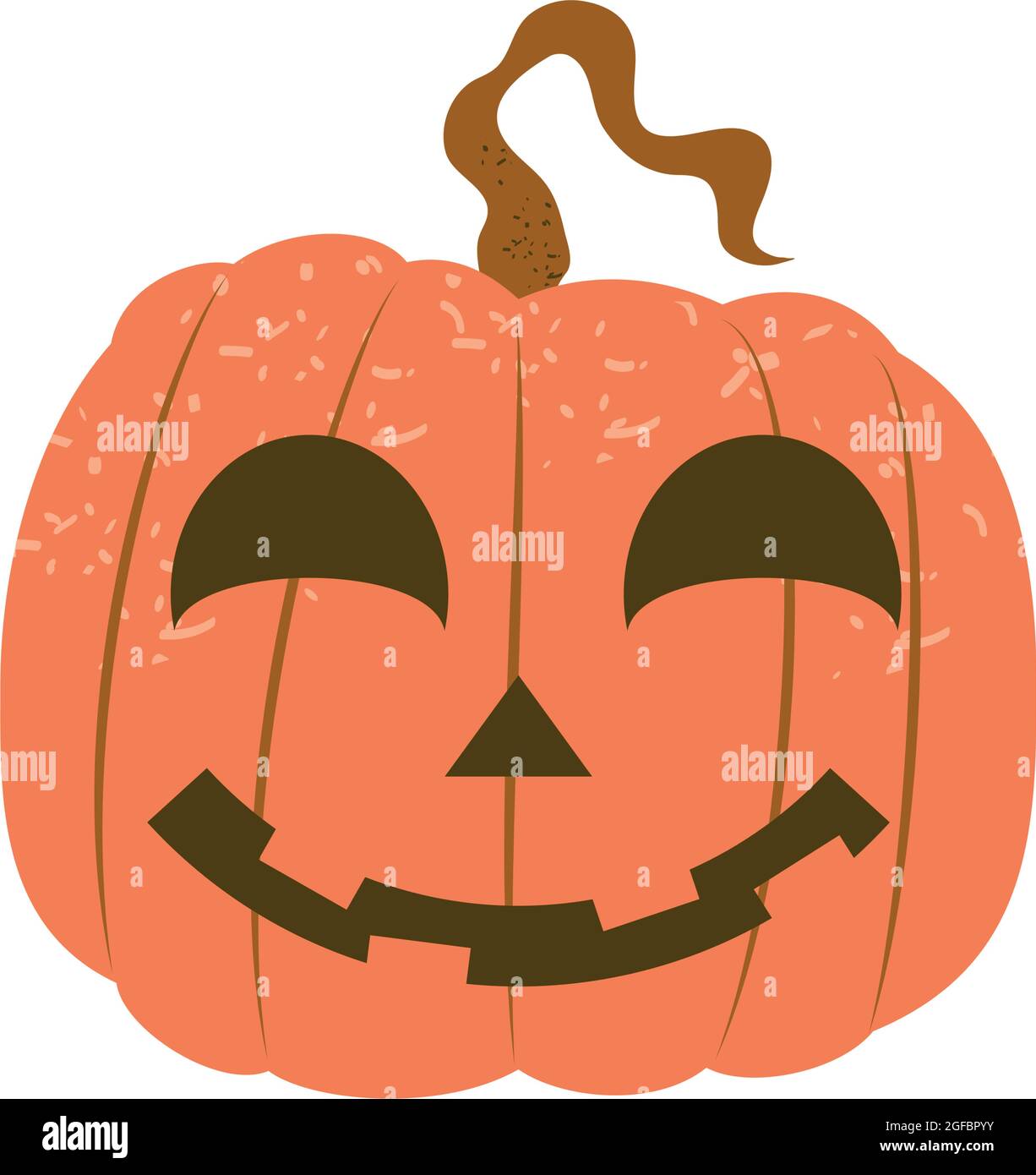 happy pumpkin cartoon Stock Vector Image & Art - Alamy