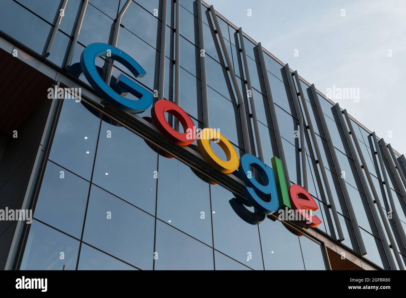 Seattle, USA. 24 Aug, 2021. The Google technology Headquarters in South ...