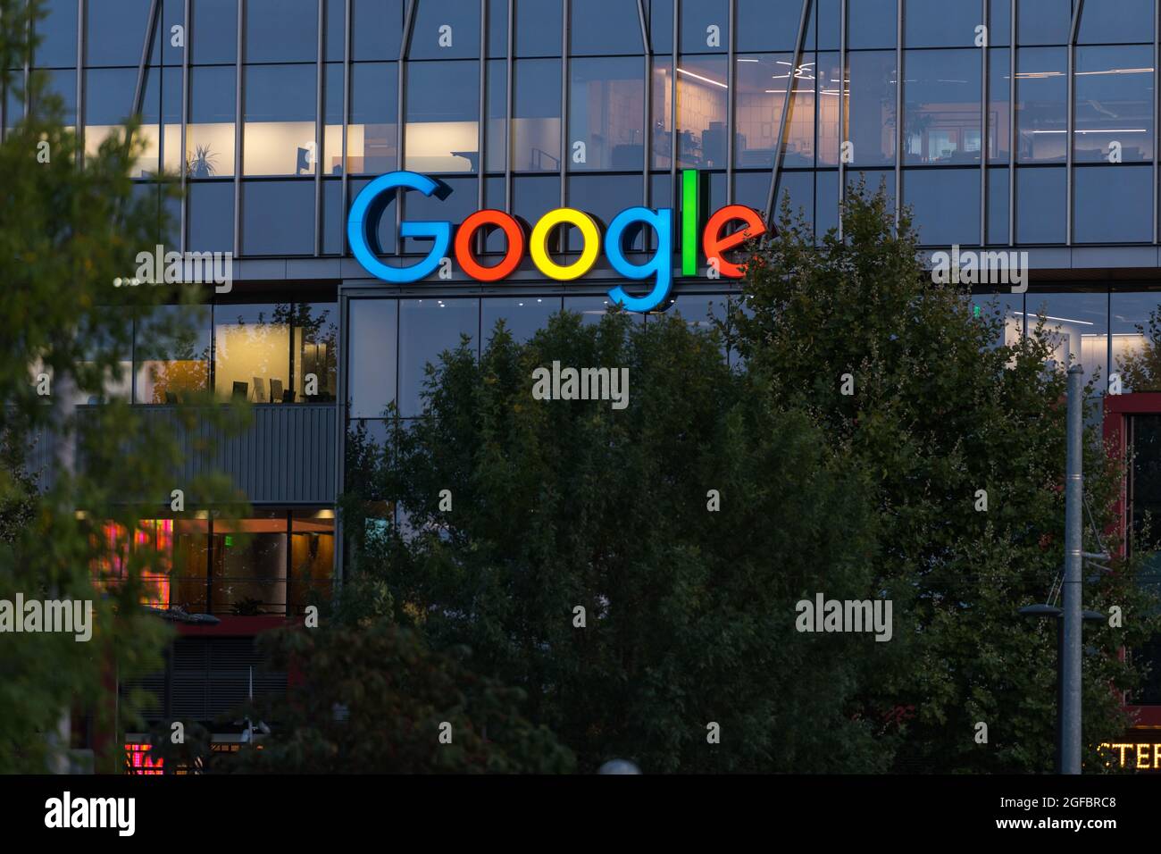 Seattle, USA. 24 Aug, 2021. The Google technology Headquarters in South ...