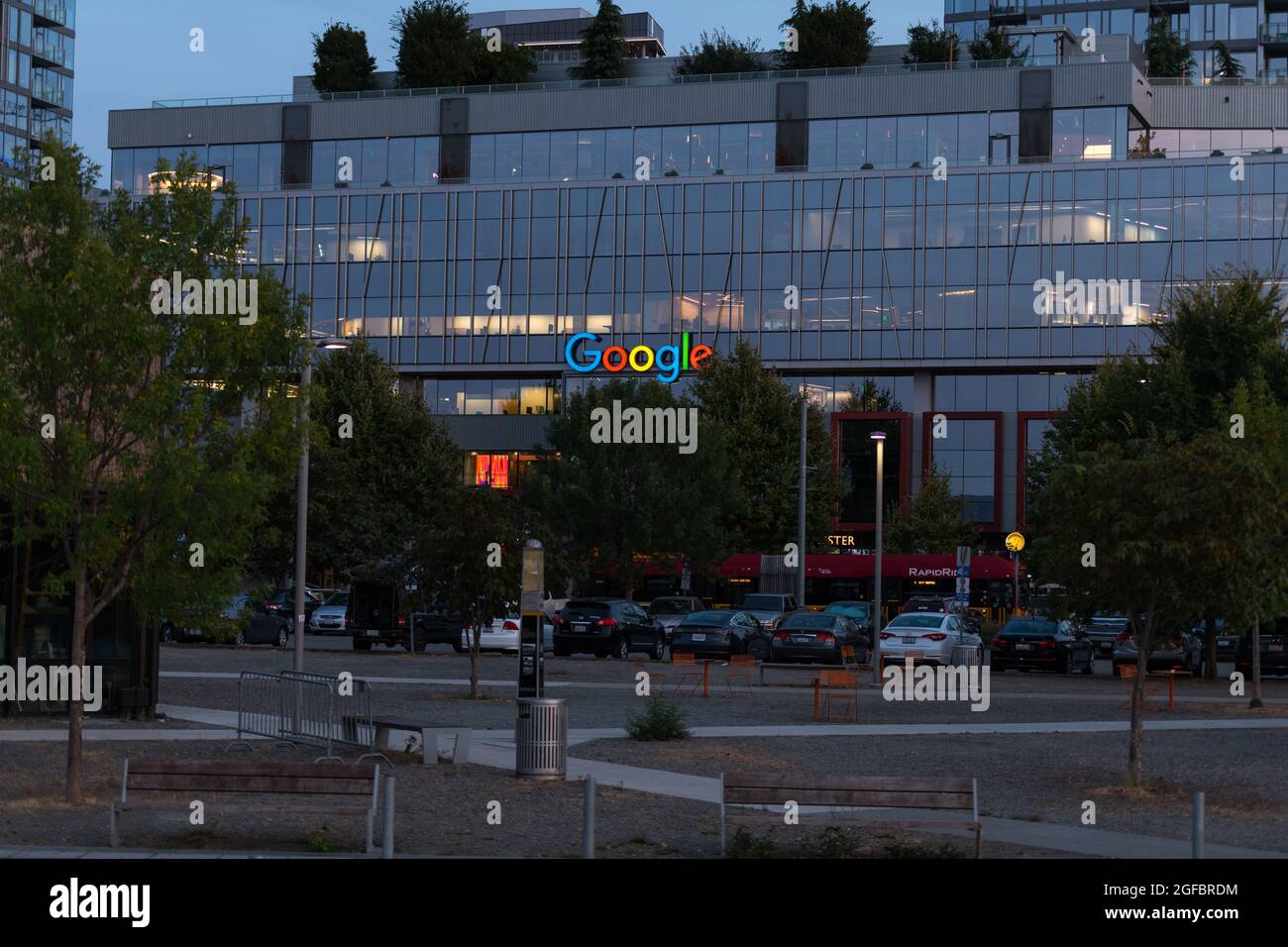 Seattle, USA. 24 Aug, 2021. The Google technology Headquarters in South ...