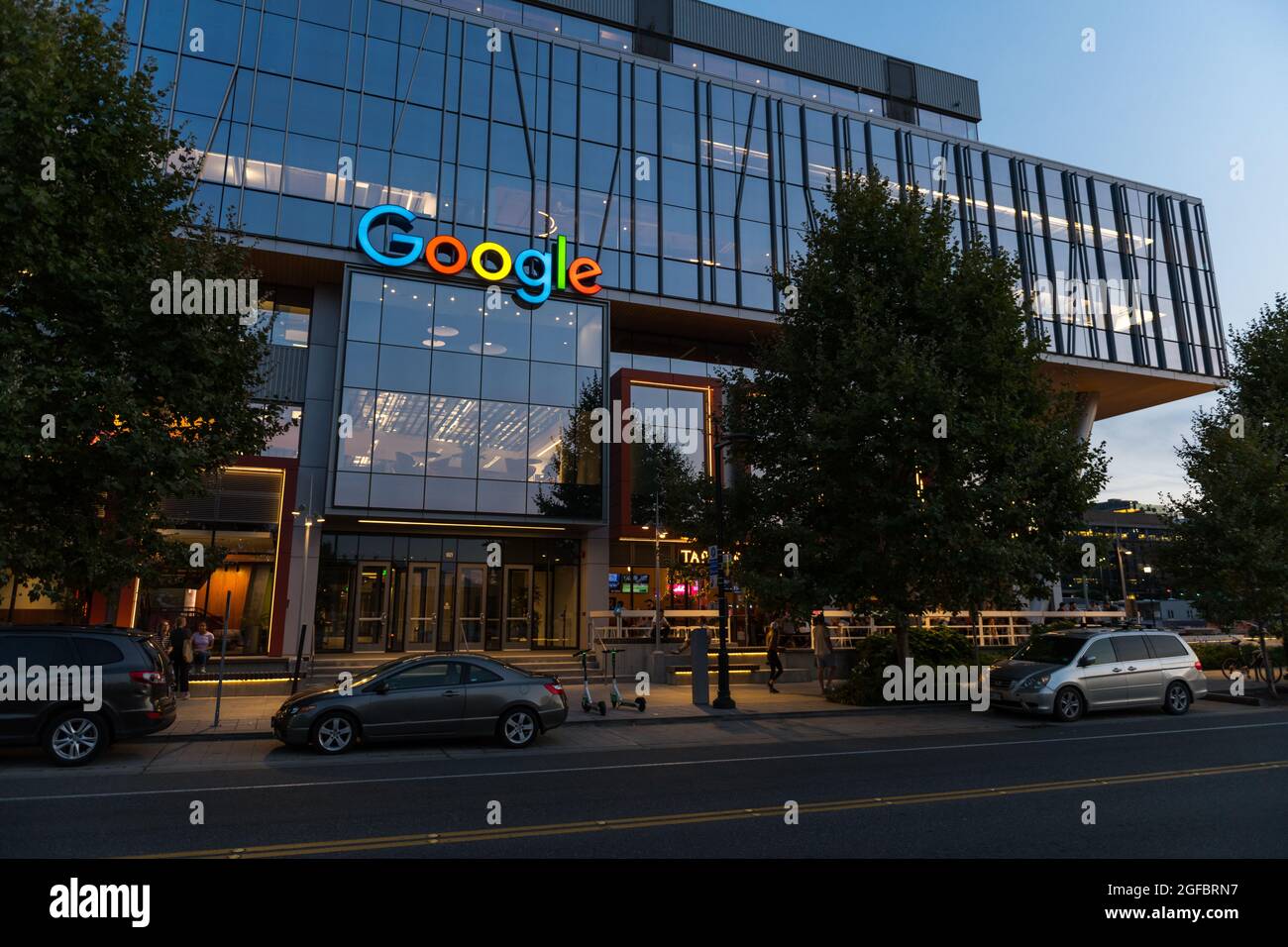 Seattle, USA. 24 Aug, 2021. The Google technology Headquarters in South ...
