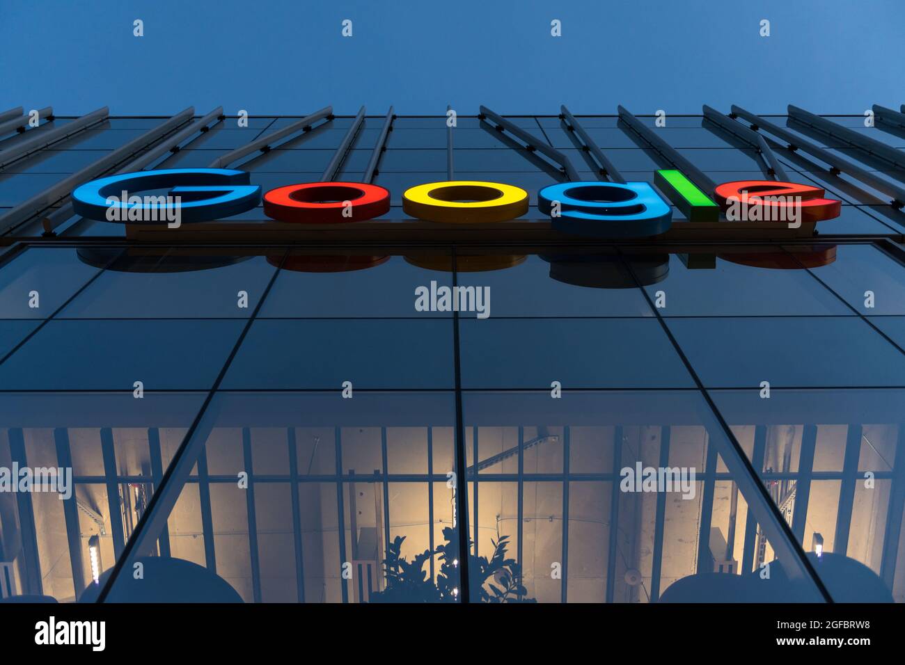 Seattle, USA. 24 Aug, 2021. The Google technology Headquarters in South ...