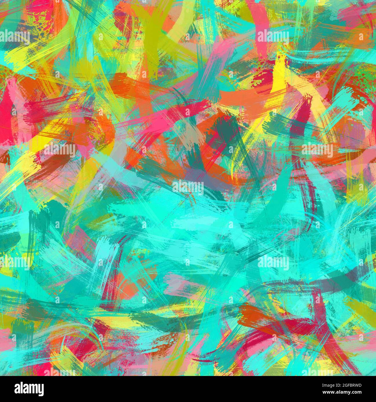 Seamless random faux digital paint stroke pattern print Stock Photo - Alamy