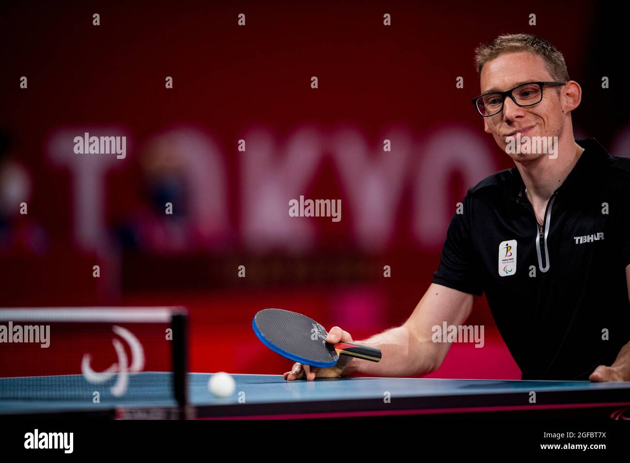 Bart Brands pictured in action during a Men's Singles TT5 qualification ...