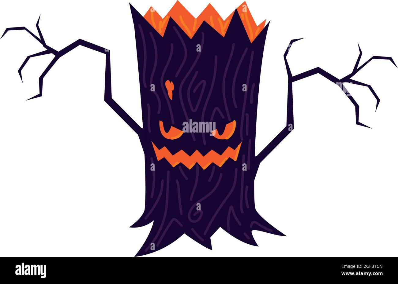 spooky dry tree Stock Vector Image & Art - Alamy