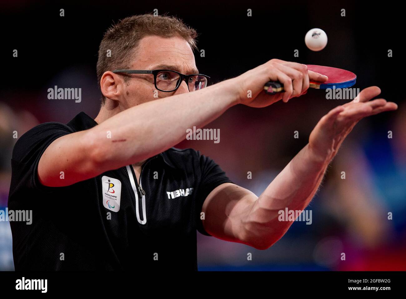Bart Brands pictured in action during a Men's Singles TT5 qualification ...