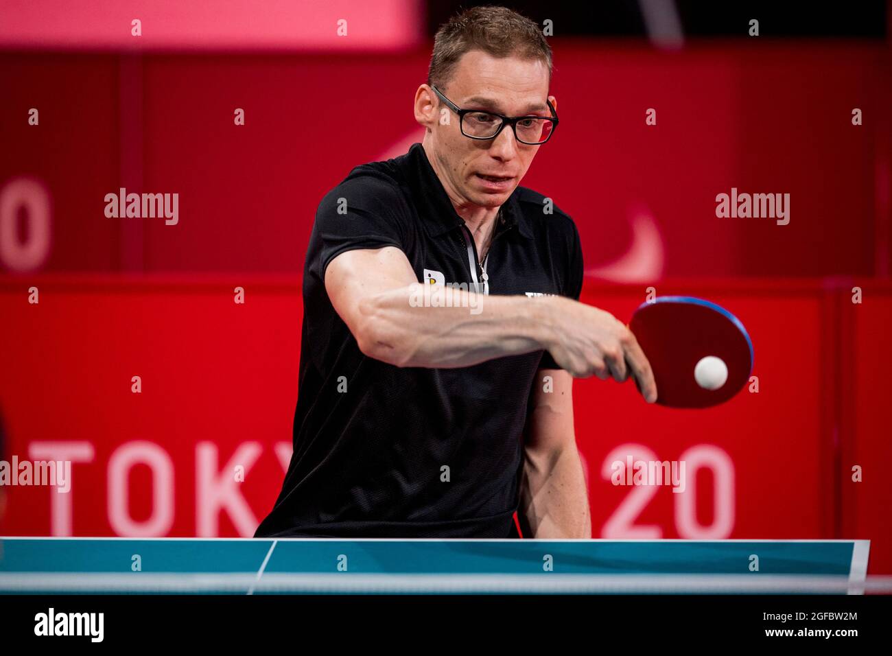 Bart Brands pictured in action during a Men's Singles TT5 qualification ...