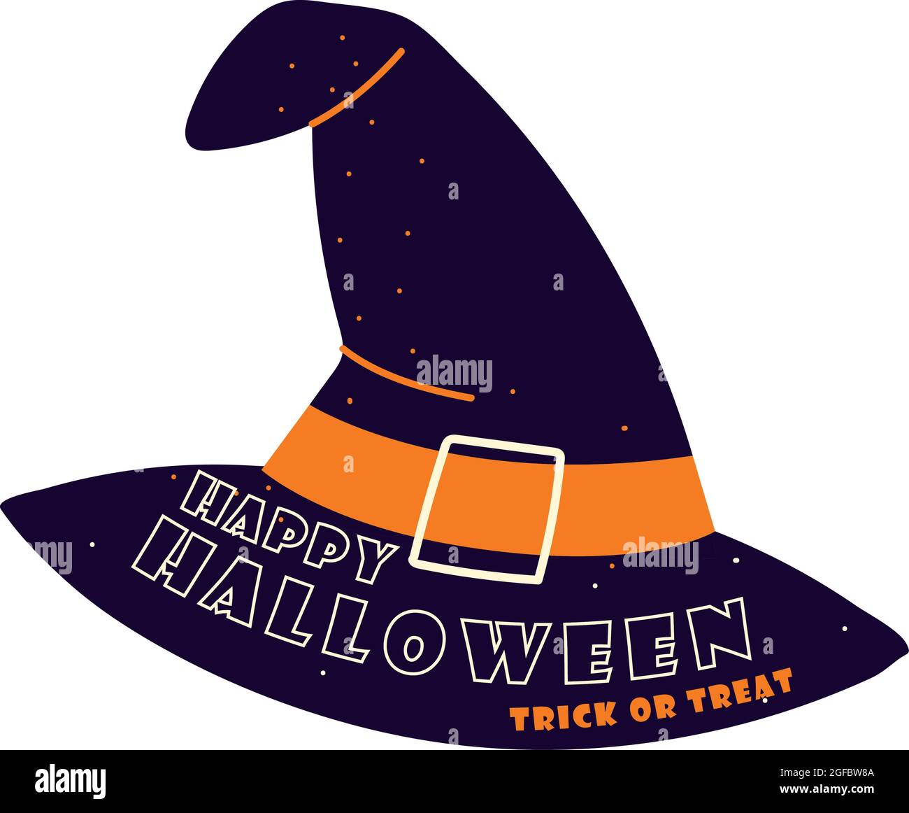 happy halloween trick or treat Stock Vector Image & Art - Alamy