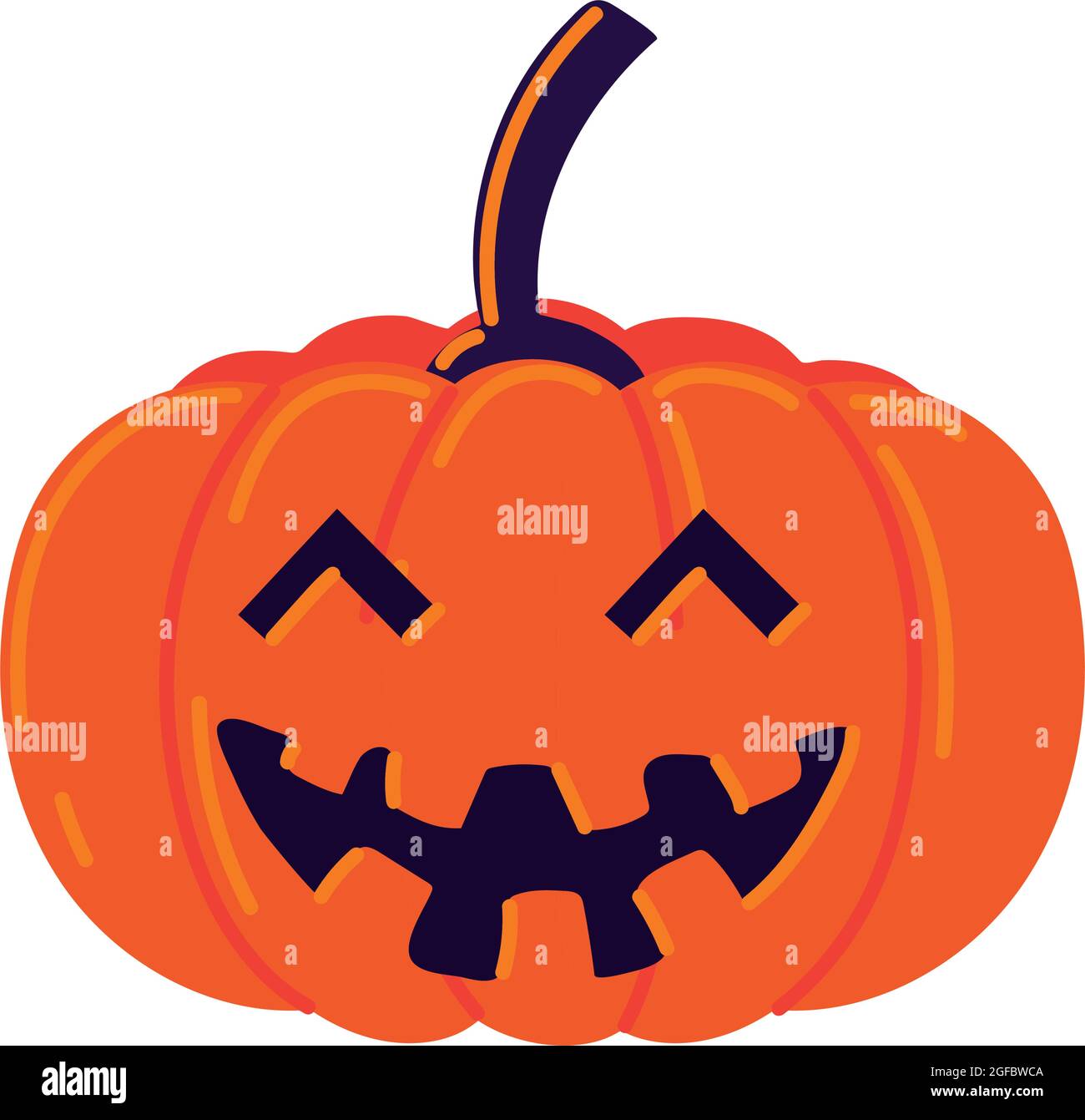 Funny Pumpkin Cartoon