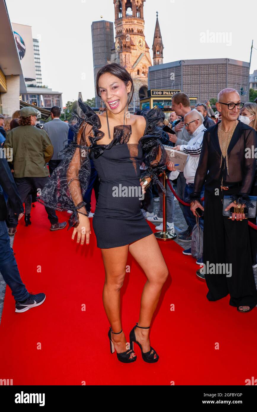 Berlin, Germany. 24th Aug, 2021. Gisele Oppermann arrives at the German ...