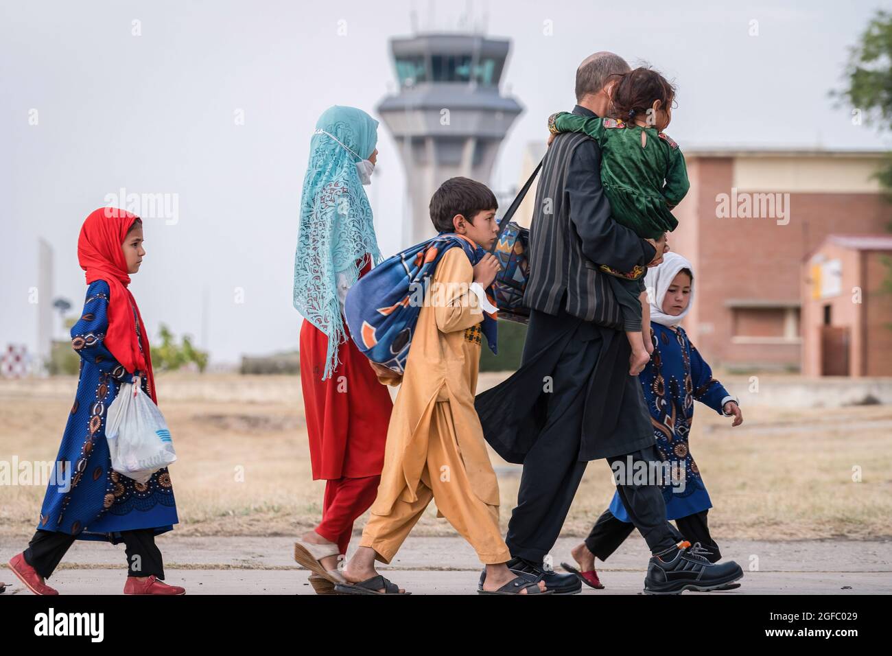 Afghan refugee plane hi-res stock photography and images - Alamy