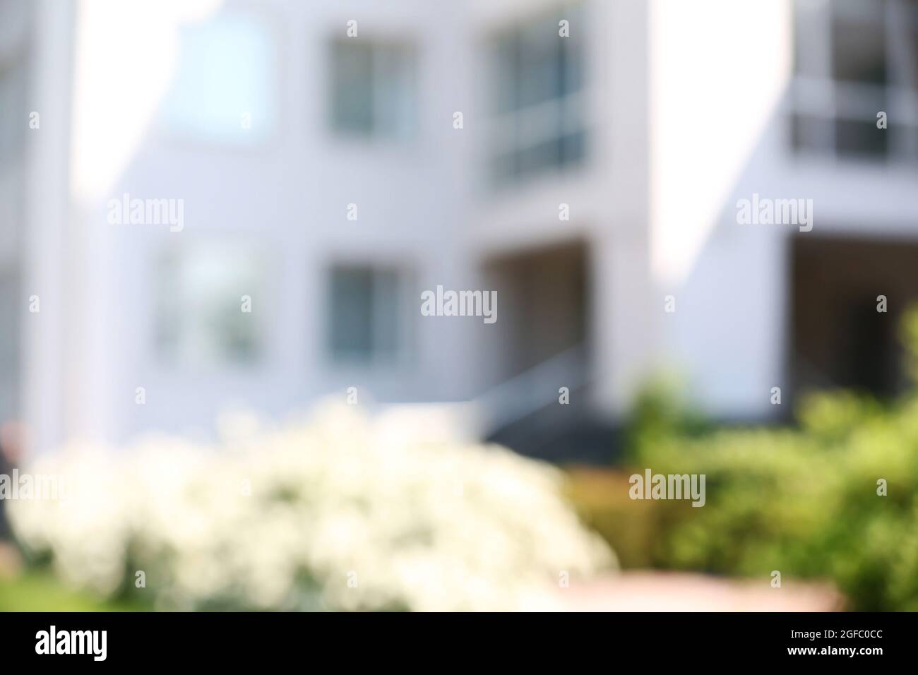 Modern buildings background, unfocused Stock Photo - Alamy