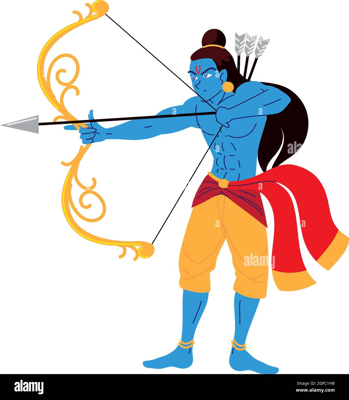 King ravan Stock Vector Images - Alamy