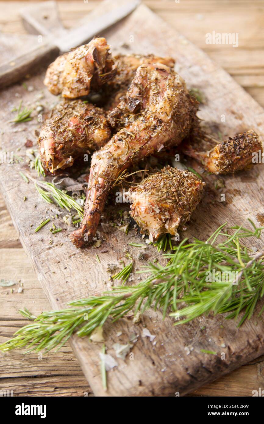 Rabbit in the oven hi-res stock photography and images - Alamy