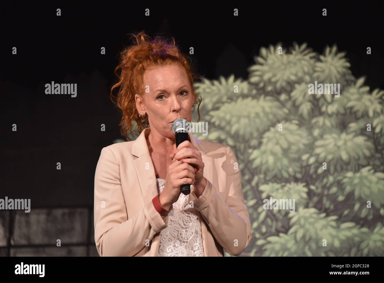 Cologne, Germany. 24th Aug, 2021. Katja Baum, dancer, singer and ...
