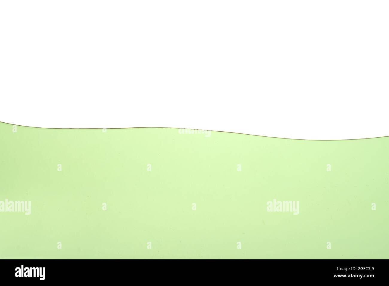 Clear waving green water isolated on white background Stock Photo - Alamy