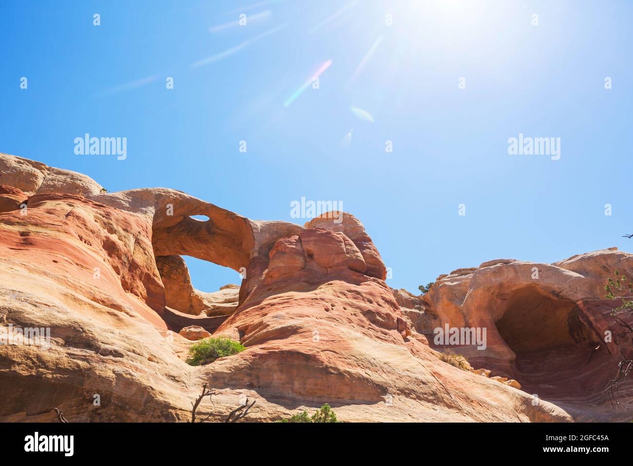 Natural arches formation in Colorado, USA Stock Photo - Alamy