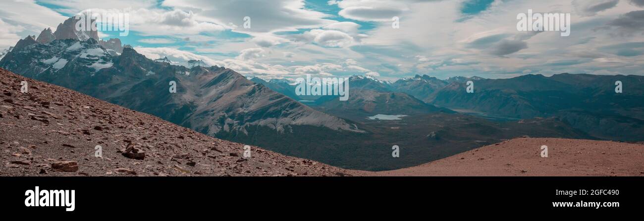 Patagonia landscapes in Southern Argentina. Beautiful natural landscapes Stock Photo - Alamy