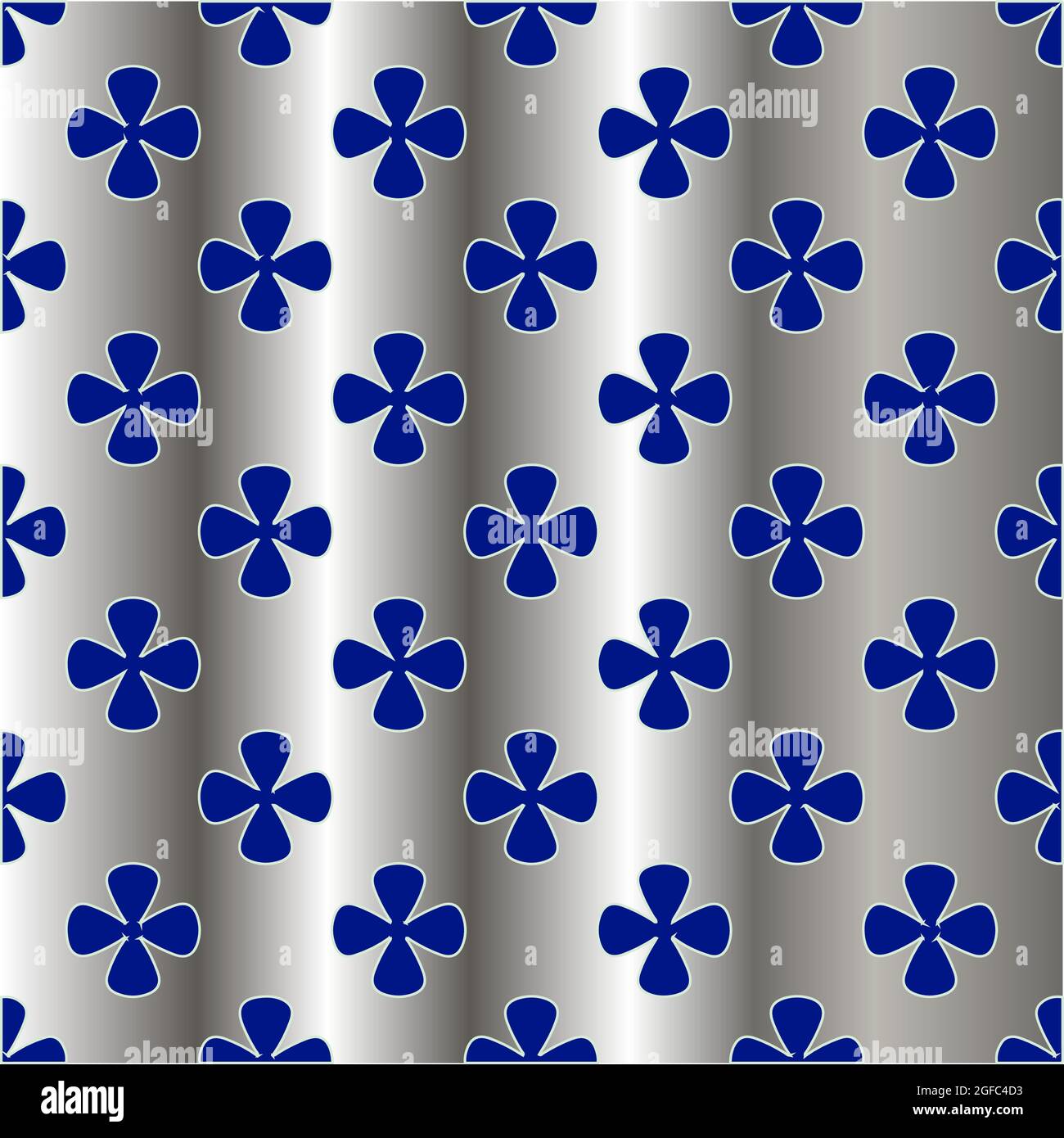 metal pattern on a blue background. pattern for fabric, wallpaper ...