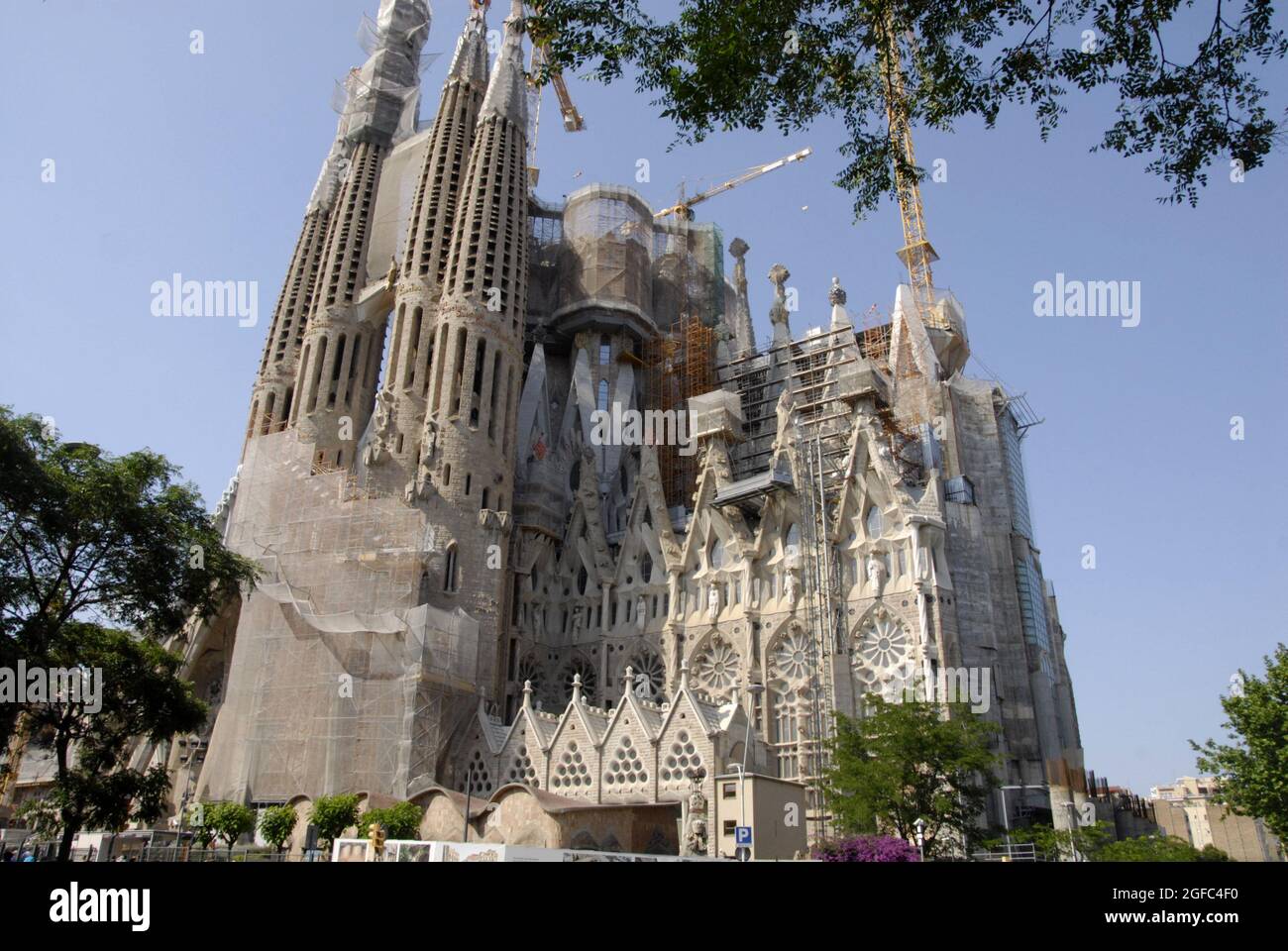 BARCELONA /SPAIN 25 May 2015 Anthoni Gaudi started building cathedral ...