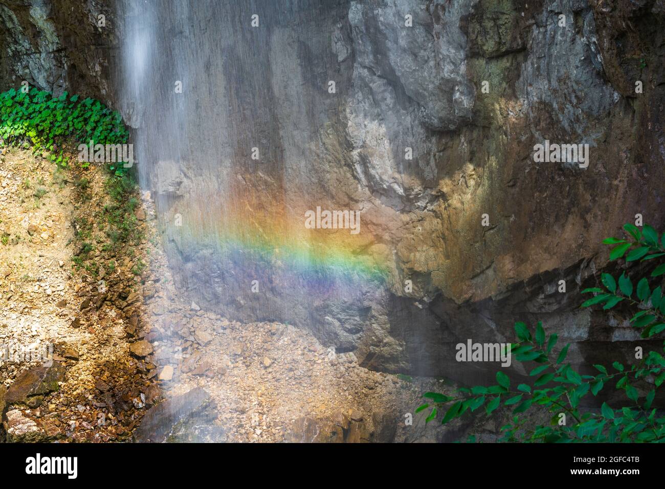 Rainbow and a water spray hi-res stock photography and images - Alamy