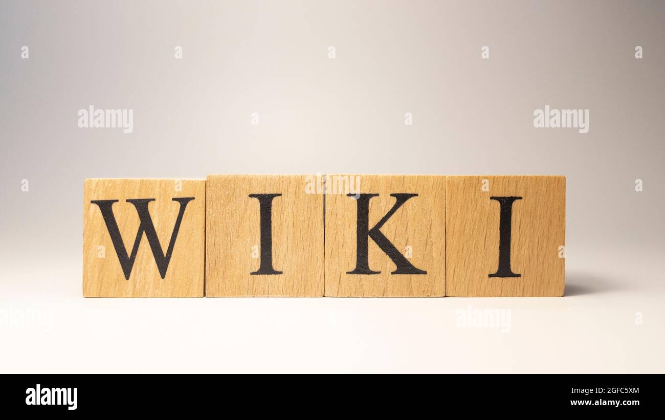 The word wiki was created from wooden cubes. News and communication ...