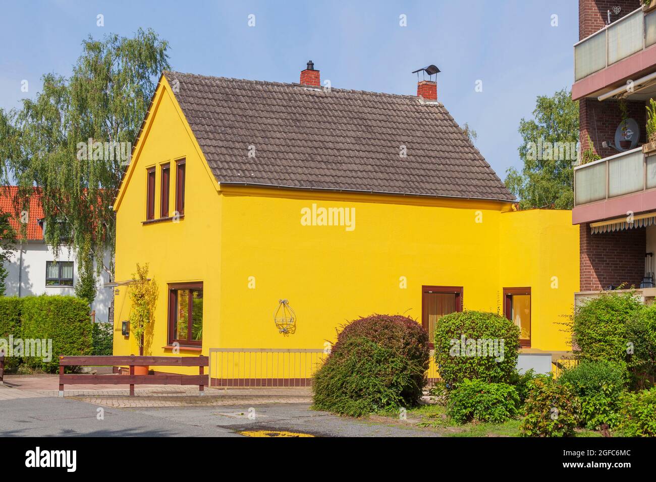 Family house germany orange hi-res stock photography and images - Alamy