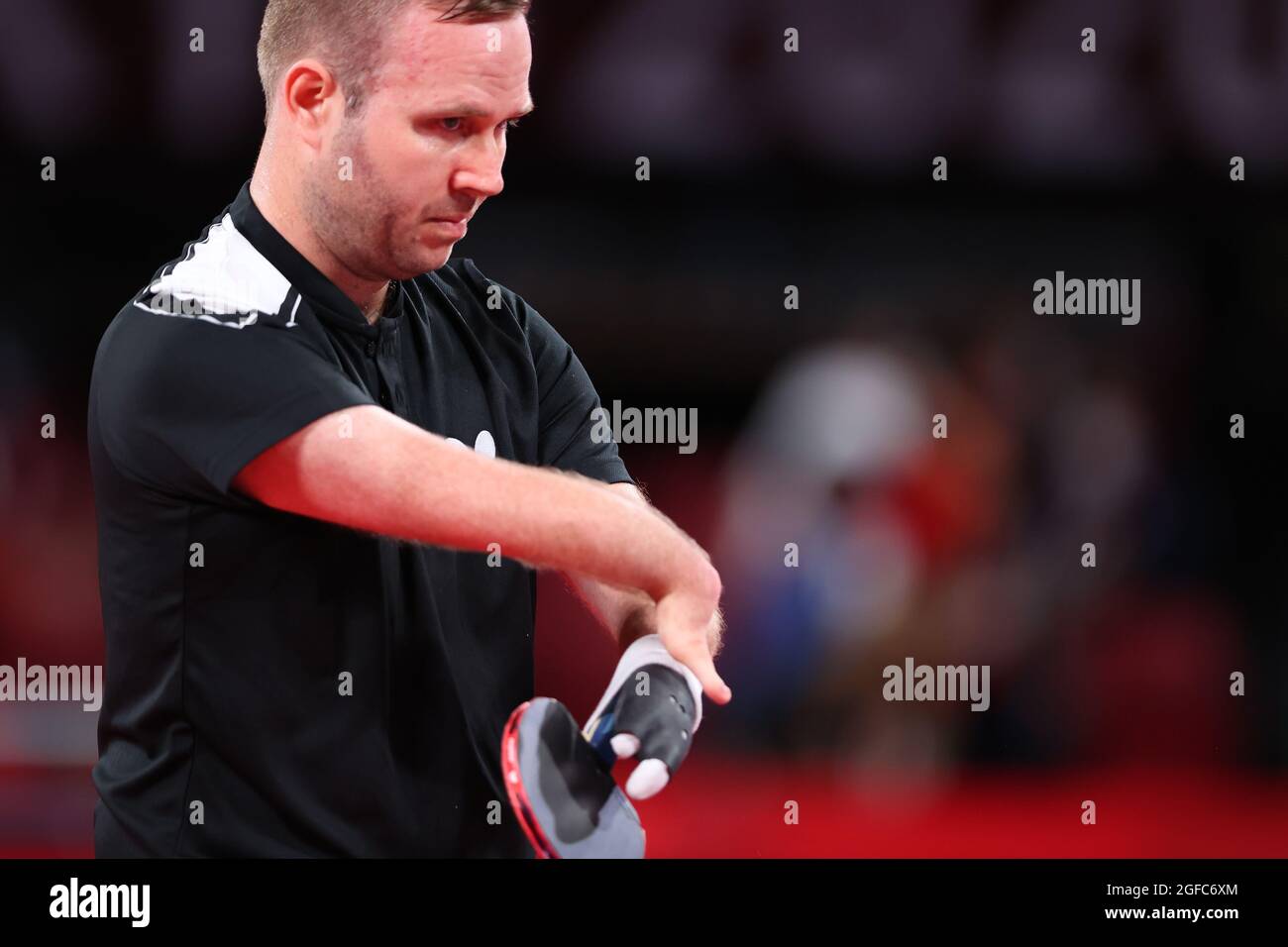 Tokyo, Japan. 25th Aug, 2021. Peter Rosenmeier (DEN) Table Tennis : Men ...