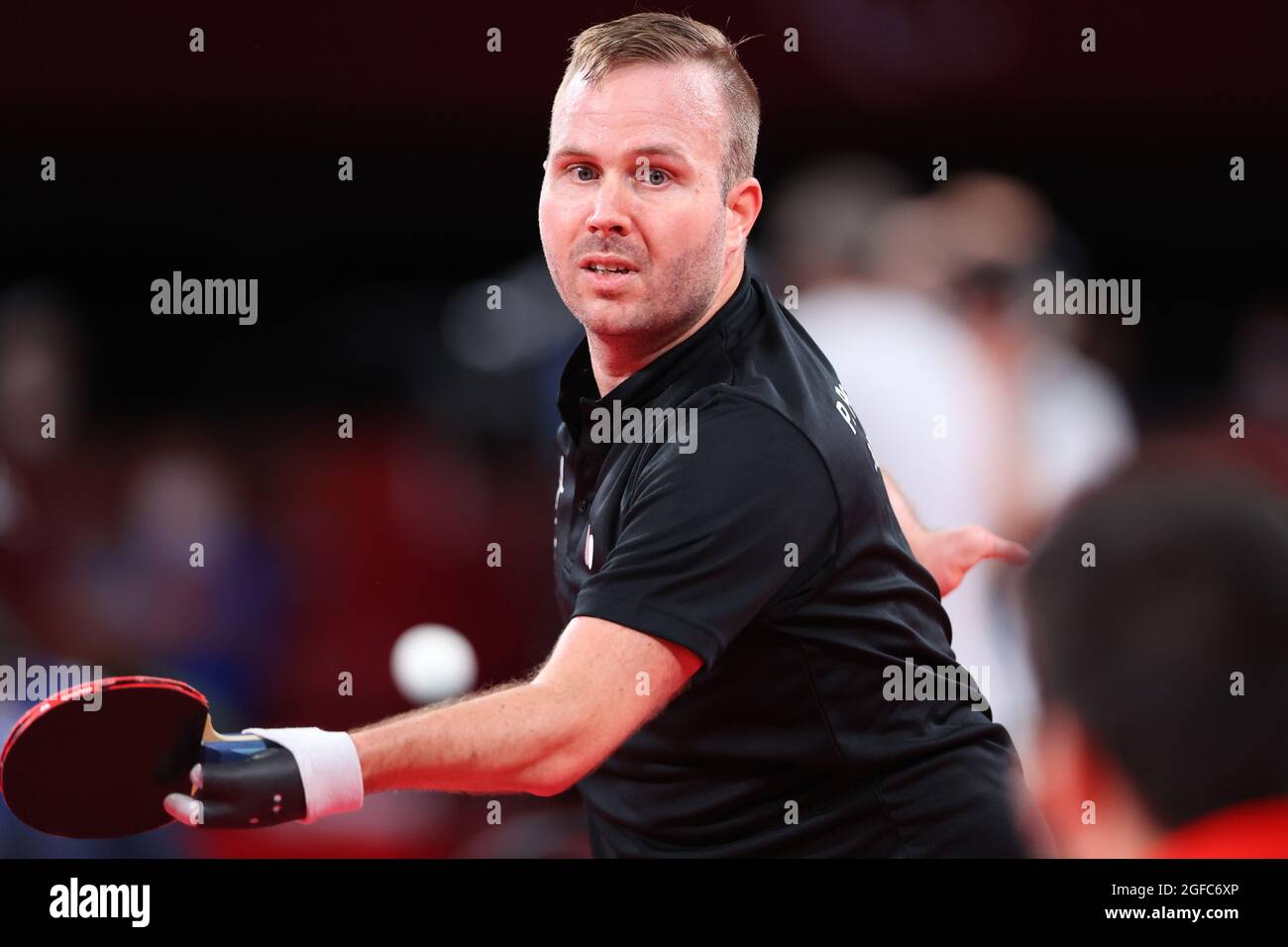 Tokyo, Japan. 25th Aug, 2021. Peter Rosenmeier (DEN) Table Tennis : Men ...