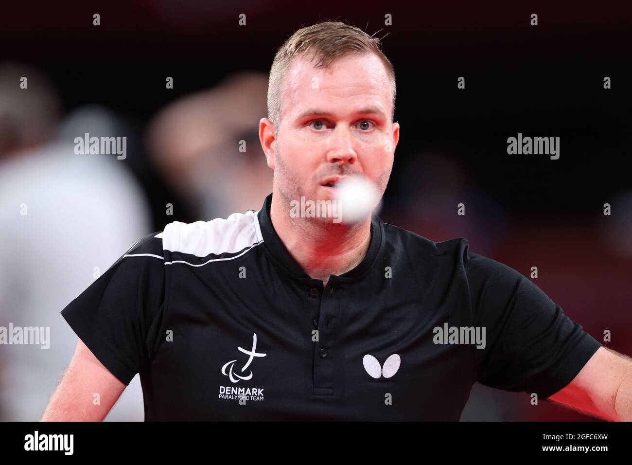 Tokyo, Japan. 25th Aug, 2021. Peter Rosenmeier (DEN) Table Tennis : Men ...