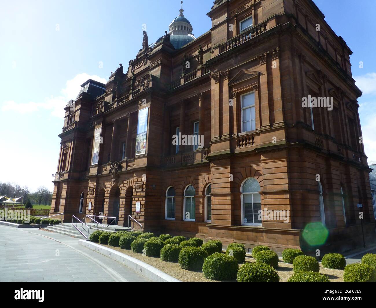 The peoples palace Glasgow Scotland St Enoch square Winter Gardens ...