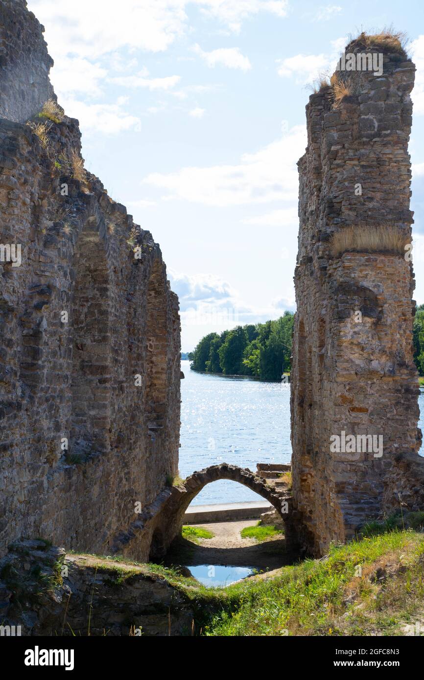 Koknese medieval castle ruins hi-res stock photography and images - Alamy