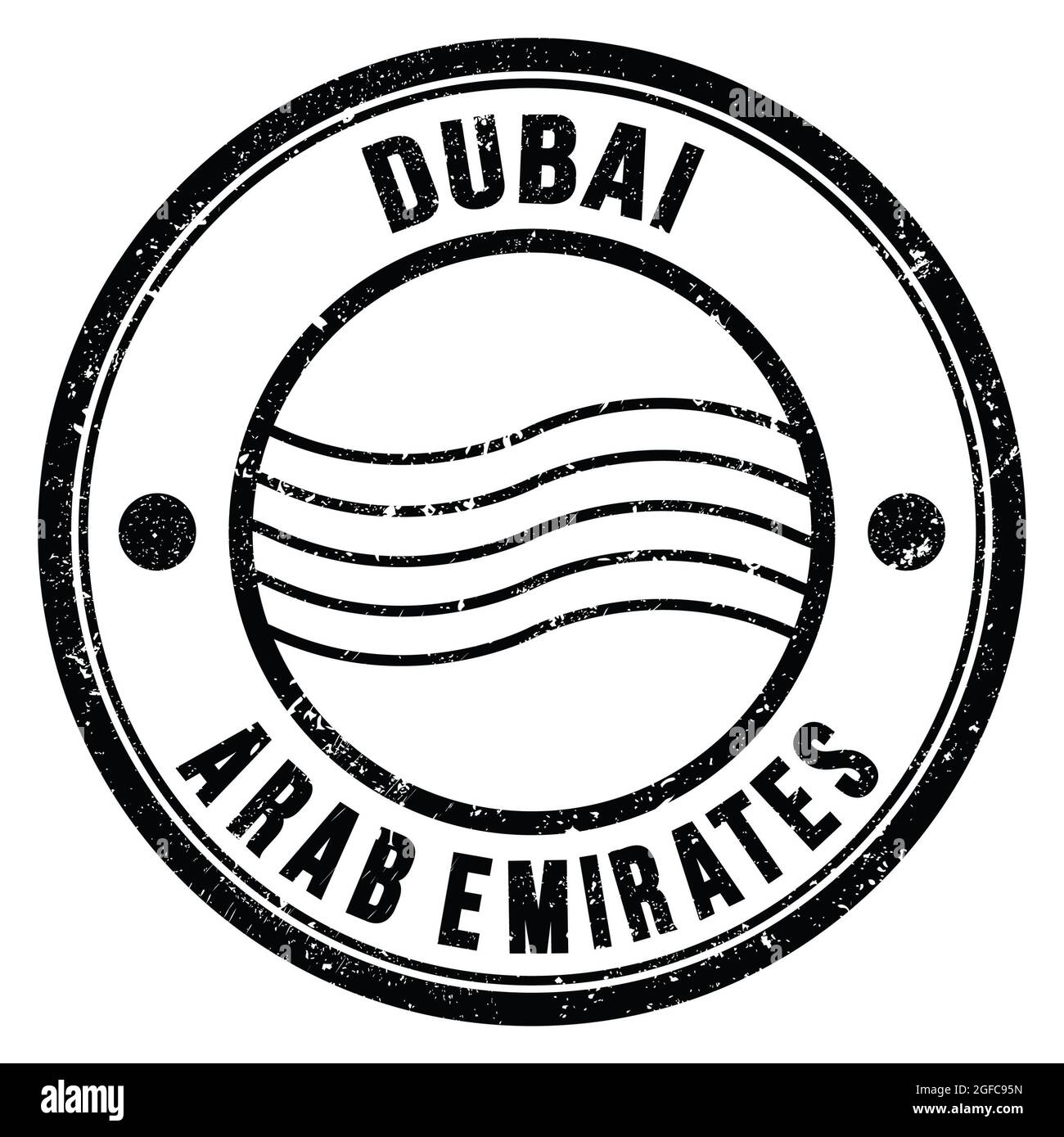 Dubai stamp Cut Out Stock Images & Pictures - Alamy